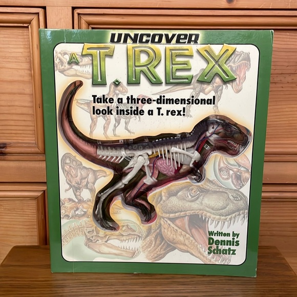 Toys | Uncover Trex 3dimensional Look Inside A T Rex Bookmodel | Poshmark